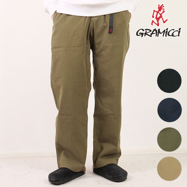 [ ブランド ] グラミチ　Gramicci [ ジャンル ] パンツ [ 素　 材 ] コットン100％ [ サイズ ] ウエスト×股上×股下×ワタリ幅×裾幅（cm） Mサイズ：70-94×25×77.5×36×23 Lサイズ：76-10...