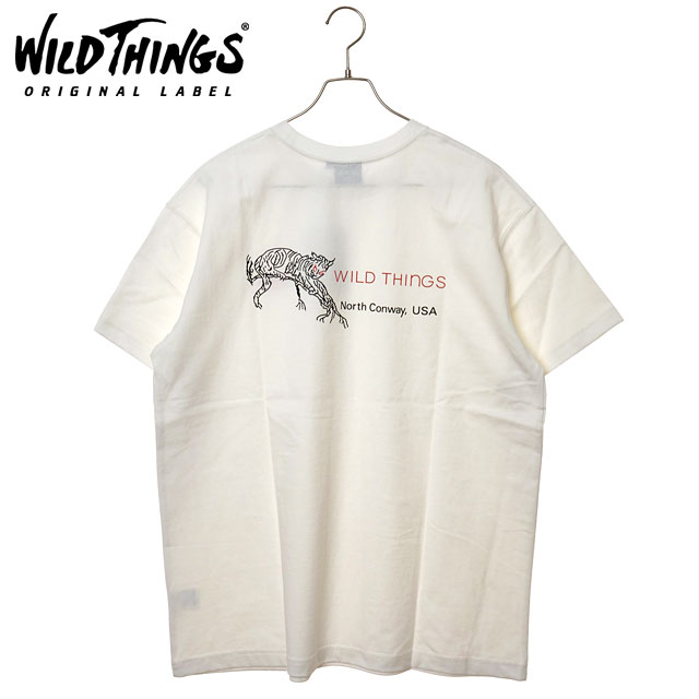 [ ブランド ] ワイルドシングス　WILD　THINGS [ ジャンル ] Tシャツ／半袖 [ 素　 材 ] 綿100％ [ サイズ ] 着丈×バスト×肩幅×袖丈（cm） Mサイズ：70×120×54×20 Lサイズ：72×124×56×...