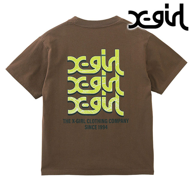 [ ブランド ] エックスガール　X-girl [ ジャンル ] 半袖／Tシャツ [ 素　 材 ] 綿100％ [ サイズ ] 着丈×身幅×肩幅×袖丈（cm） Sサイズ：54×46×40×17 Mサイズ：57×49×42×18 Lサイズ：6...