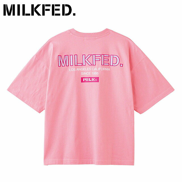 [ ブランド ] ミルクフェド　MILKFED [ ジャンル ] Tシャツ [ 素　 材 ] 本体：綿100％ 刺繍糸：ポリエステル100％ [ サイズ ] 着丈×身幅×肩幅×袖丈（cm） Mサイズ：59×57×56×21 Lサイズ：66×...
