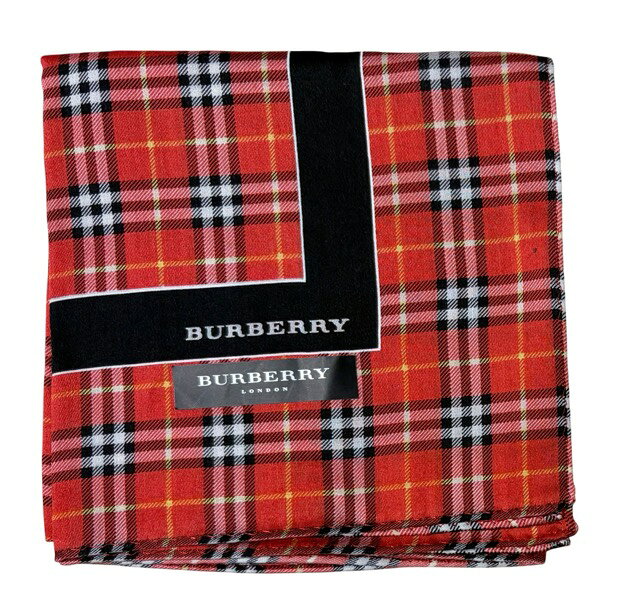 ブランド：バーバリー 商品名：ハンカチ 付属品：なし サイズ：50×50cm 素材： 綿100％ 程度:未使用 （保管品） コメント・・・バーバリーズの国内ライセンス品のハンカチです。 状態・・・未使用品です。たたみしわがあります。こちらの...