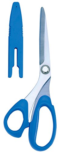 裁ちはさみ・シルバー ・本体サイズ：約横75×縦205×厚さ15mm・品番：No.8169 ブルー説明 大きな生地も簡単に切れる左利き用の20cmのはさみです。 ・本体サイズ：約横75×縦205×厚さ15mm ・品番：No.8169 ブルー...