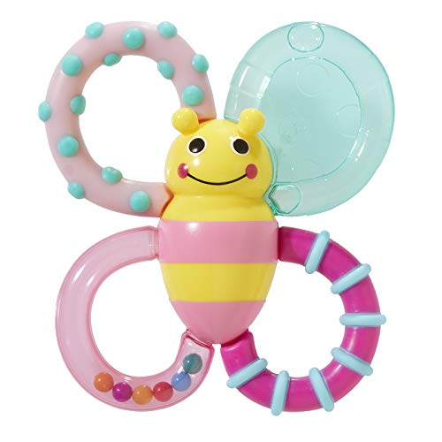 ・ピンク ワンサイズ ・・Color:ピンク・ロングセラーのカラフルなハチの歯がため「カミカミみつばち」から、Sassy誕生40周年を記念して新カラーが登場!・兄妹ができて2つ目を購入したいときや、贈り物にもぴったりな新しいデザインです。・...