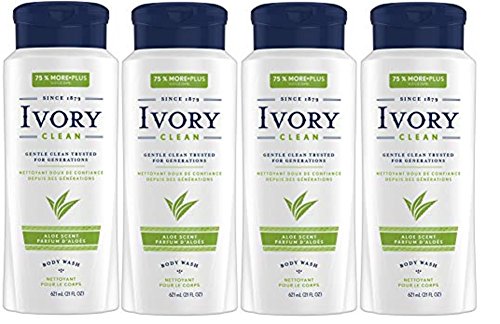 ・ 621ミリリットル (x 4) ・IVORY ボディウォッシュ アロエ　モイスチャーAL・成分：水、ラウレス硫酸Na、ラウリル硫酸Na、ジステアリンジ酸グリコール、クエン酸Na、コミカドMEA、キシレンスルホン酸Na香料 コカミドプロピ...