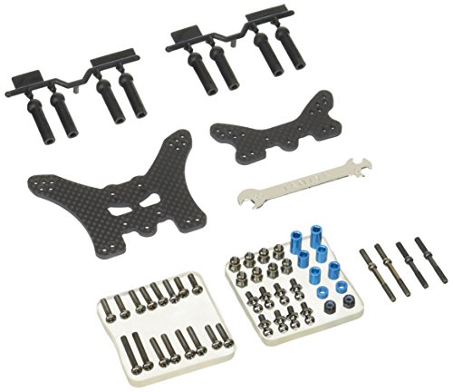 オプションパーツ・ 54754-000・・PatternName:単品・キット標準の樹脂製ダンパーステーと交換することで、強度とダンパー作動の確実性をアップするオプションパーツ。・ブルーアルマイト処理されたアルミ製。・前後セットとし、1セッ...