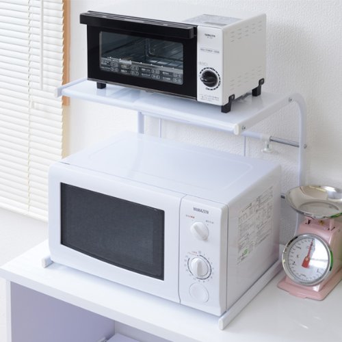 【レンジ上ラック】伸縮・アイボリー 幅60.5×奥行40×高さ45cm KKR-40(IV)・・Color:アイボリーStyle:【レンジ上ラック】伸縮・本体重量:2kg・天板サイズ:幅37.5-58 奥行24cm・収納部内寸:幅37.5-...