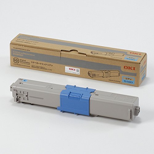 ・シアン 標準 TC-C4AC1・沖データ トナーカートリッジ シアン TC-C4AC1説明 ●MC363dnw/C332dnw対応品●印刷可能枚数：約3000枚（A4片面印刷時 ISO/IEC19798に準拠の参考値）