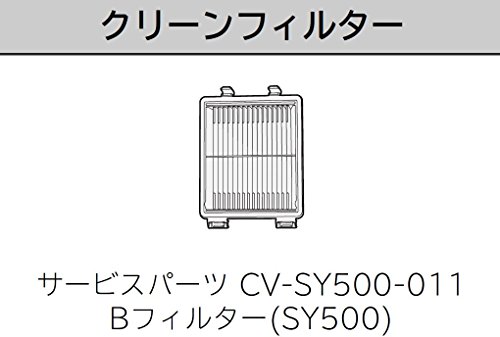 サイクロン掃除機用クリーンフィルター説明 日立サイクロン用掃除機クリーンフィルター BフィルターSY500 CV-SY500 011 ※適合機種についてはメーカーサポートにてご確認願います。