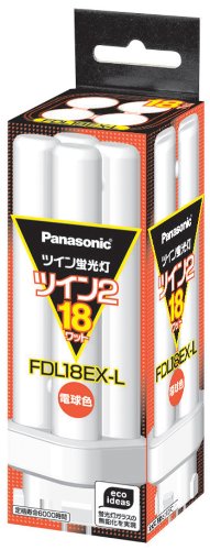 ・電球色 18形 FDL18EXL・・Size:18形Color:電球色・サイズ:ガラス管径1.67×長さ12.7cm・本体重量:0.078Kg・仕様1:種別=18形、光色=電球色、口金=GX10q-3、パルック電球色、演色種類:3波長形・...