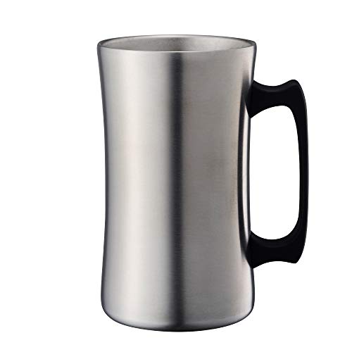 マグカップ・シルバー 1.0? DSSJ1000MJ・大容量メガジョッキ。・炭酸水（500ml）をまるごと1本使っておいしいメガハイボールが作れます。・大容量でつぎ足しいらず、ゆっくり宅飲み。説明 大容量メガジョッキ。
