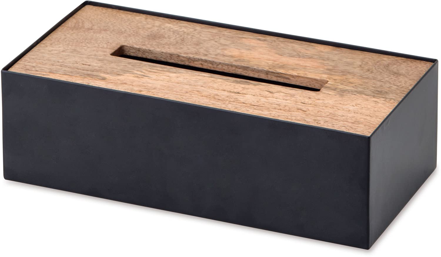 モダンブラック/サイズ：約W26.5 D13.5 H8/41317・Size:サイズ：約W26.5 D13.5 H8・パッケージ個数:1・23.5×13×6cmまでのティッシュを収納可能おしゃれなティッシュケース