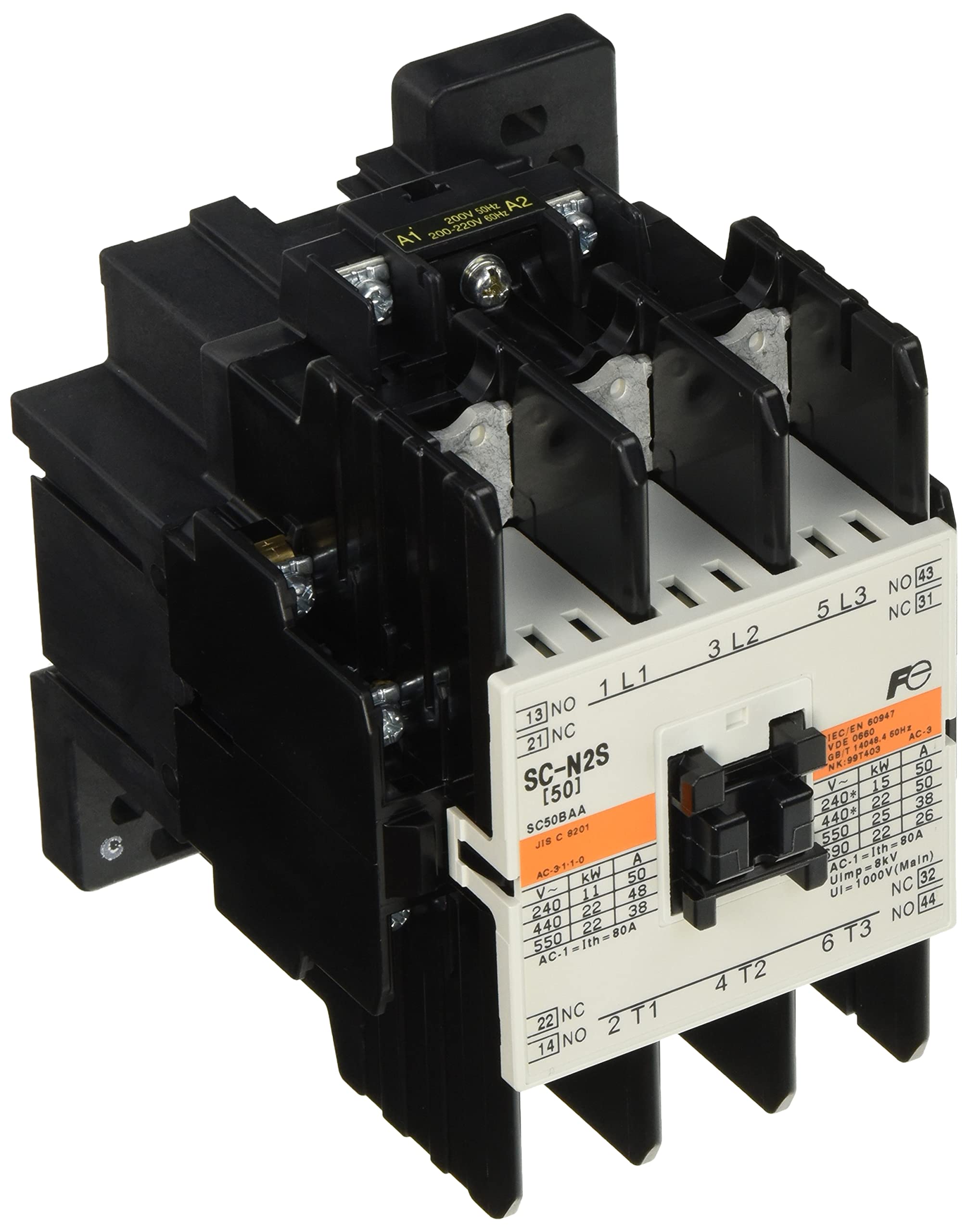 補助接点 : 2a2b 電圧 : AC200V-/-/SC-N2S コイルAC200V・Style:補助接点 : 2a2b 電圧 : AC200VPatternName:SC-N2S・パッケージ個数:1・入数:1個・品番:SC-N2S・コイ...