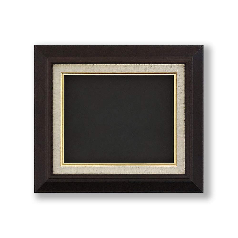 木目調ブラウン/F3号/A421F0382・Size:F3号Color:ブラウン・パッケージ個数:1・本体寸法:42.2cm×37.0cm・表面材:ガラス・フレーム材:木製・吊紐付・箱入天然木を使用した、価格を抑えた油絵用額縁です。外枠には...
