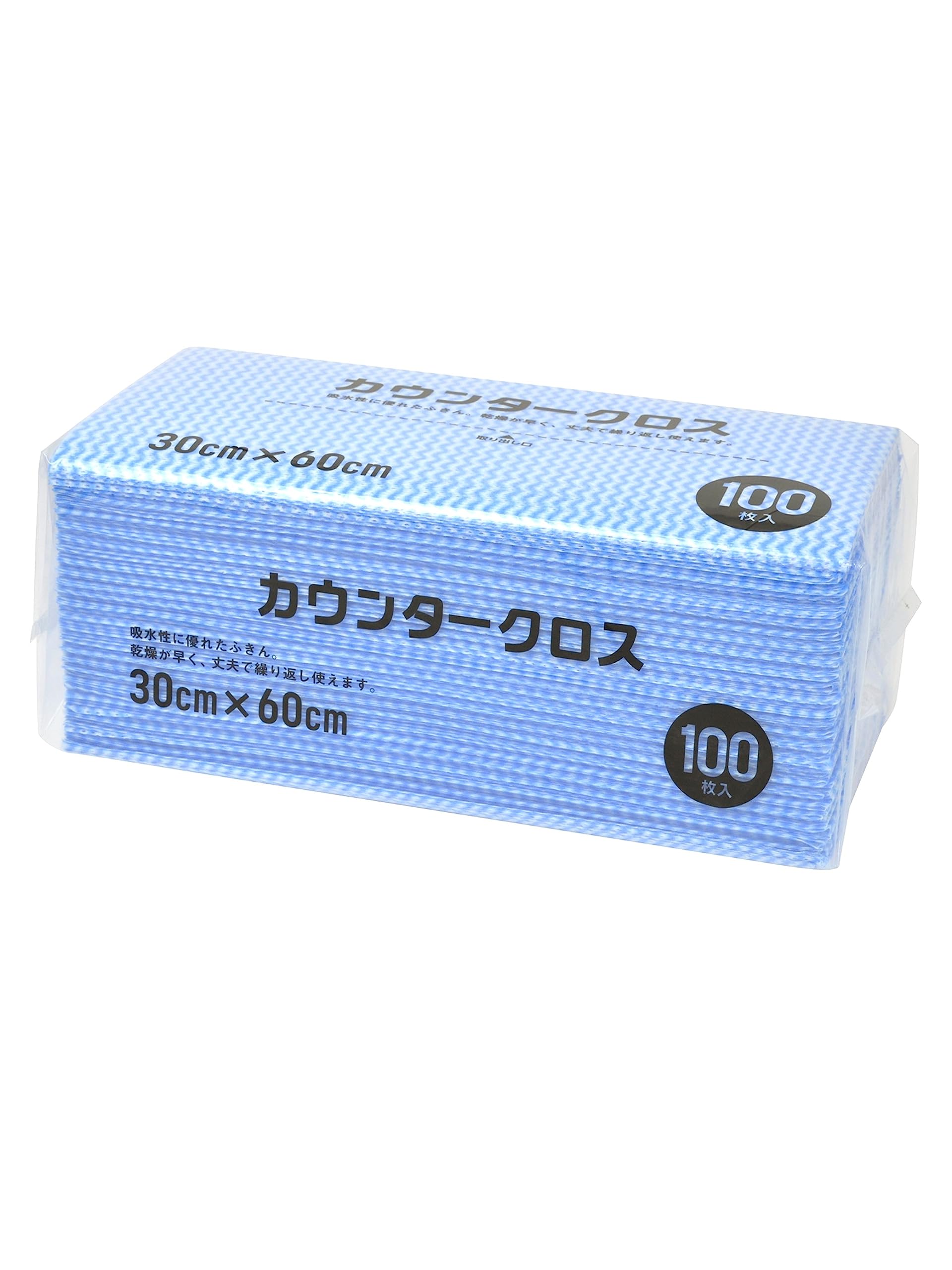 通常 100枚ブルー/約30×60cm（1枚あたり）/-・Color:ブルーStyle:通常 100枚・パッケージ個数:1・パッケージサイズ：約15×31×13cm・1枚サイズ：約30×60cm・内容量：100枚・素材・材質：レーヨン、ポリ...