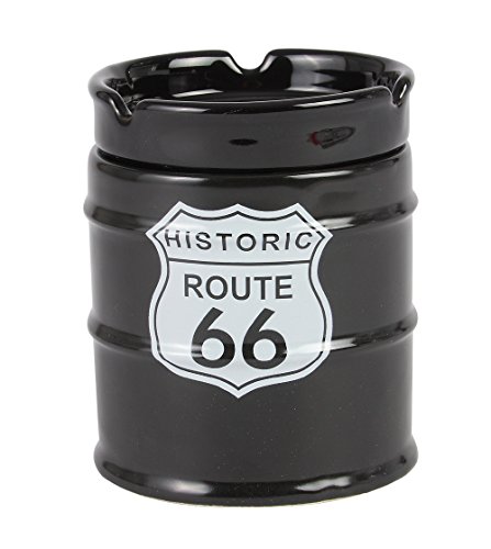 カジュアルブラック/中/AR-1426-4・パッケージ個数:1・サイズ:8.9×8.9×高さ10.8cm大人かわいい雑貨 おもしろ灰皿集合 蓋つきでちょっとした小物入れやペン立てにも使えるサイズ