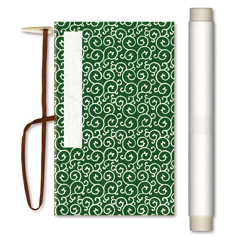 グリーン/-/KT153・パッケージ個数:1・簡単に作れる巻物手作りキット。・作品を表紙と軸棒に貼ってつなぐだけで巻物が作れます。　※両面テープがついているので手を汚さずに簡単に作れます。・絵手紙、書、寄せ書き、系図、レクリエーションアイテ...