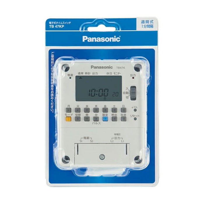 【仕様】●メーカー：パナソニック/Panasonic●型番：TB47KP●JANコード：4549980656822●駆動方式 電子式●抵抗負荷 1500Wまで