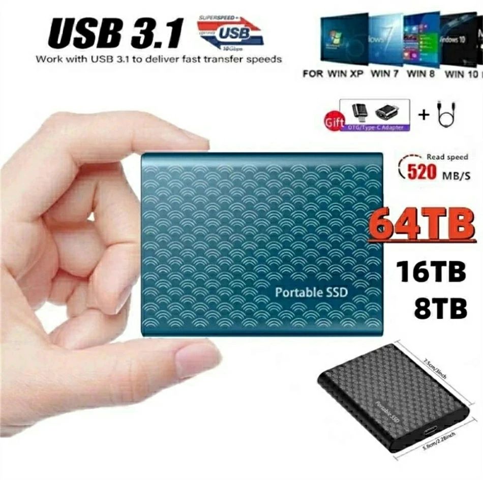 商品詳細 商品 内容 ポータブル SSD 商品 特徴 ポータブル SSD 仕様 ★品質保証 ◎出品する商品は全て新品未使用です ◎初期不良の場合は到着後1週間以内にご連絡ください。 ◎初期不良の場合は写真やビデオをご提供下さい、確認後無料で...