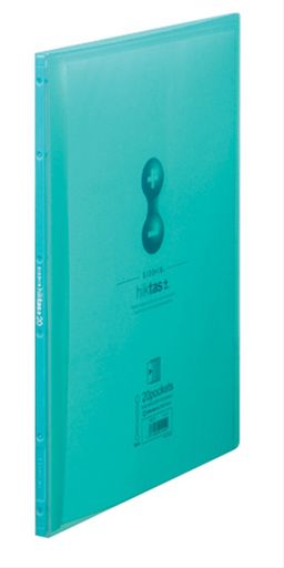 寸法:高さ 310mm x幅 240mm x 背幅/奥行き 9mm サイズ A4 タテ型 ポケット数: 20(小口10枚) 適正収納枚数20枚