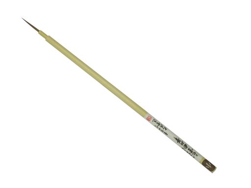 使用用途: 日本画・デザイン 穂先サイズ: 2x20mm 筆の固さ: やや やわらかい 素材: コリンスキーセーブル 絵具の含み: おおい