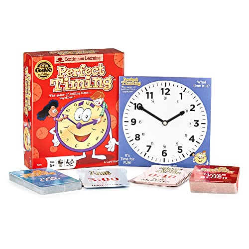商品情報 商品名ボードゲーム 英語 アメリカ 海外ゲーム Continuum Games Perfect Timing Game - Tell Time Cooperative Board Game for Kids - Fun Educa...