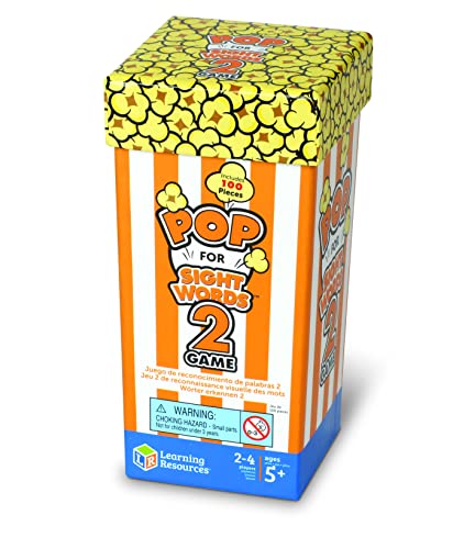 商品情報 商品名ボードゲーム 英語 アメリカ 海外ゲーム Learning Resources Pop for Sight Words 2 Game, Homeschool, Early Vocabulary and Phonics Cla...