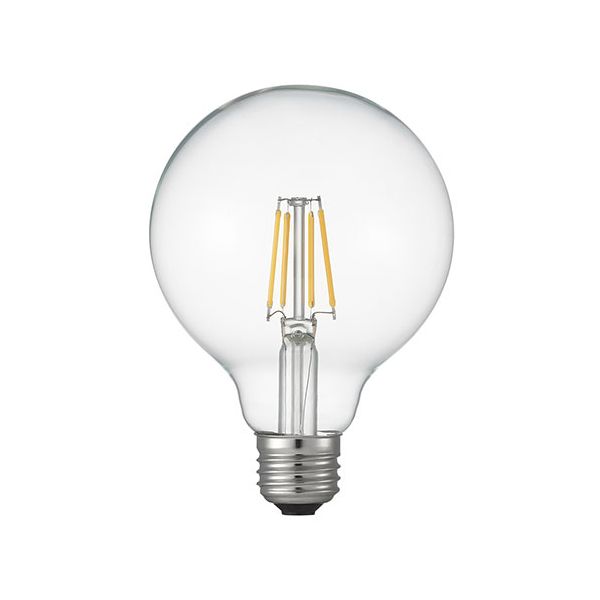 ■商品内容●従来のLED電球に比べ、白熱電球に似たノスタルジックな雰囲気を演出■商品スペック・本体寸法 : W95mm×H134mm×D95mm・本体重量 : 63g・口金 : E26・材質 : 本体…ガラス、口金…ニッケルメッキ銅・光源 ...