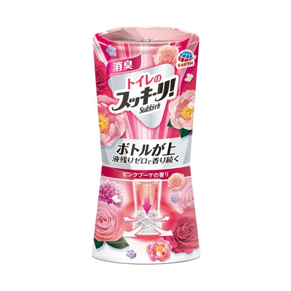 ■商品内容【ご注意事項】この商品は下記内容×5セットでお届けします。逆さま「スッキーリ方式」だから最後の一滴までしっかり消臭芳香効果が続く！●ピンクブーケの香り●消臭・芳香液を上から供給する「スッキーリ方式」だから、液残りがなく、振らなくて...