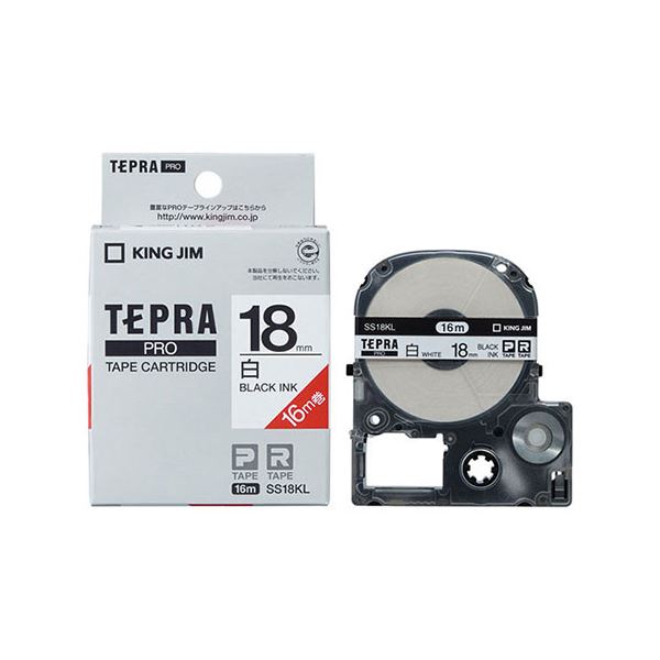 ■商品内容高度な技術と強力な印刷を表現！PRO印刷方式。「テプラ」PROシリーズ専用テープカートリッジ。■商品スペック●色：白●回収・再資源化●回収・リユース●サイズ：18mm幅●その他：長さ：16m、黒文字●主な素材：PET●保証期間：無...