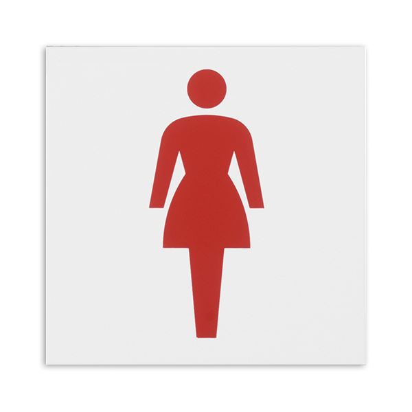 ■商品内容【ご注意事項】・この商品は下記内容×10セットでお届けします。●女マークのサインプレートです。■商品スペックプレート種類：女寸法：タテ100×ヨコ100×厚さ2mm材質：アクリルホワイトその他仕様：●テープ付■送料・配送についての...