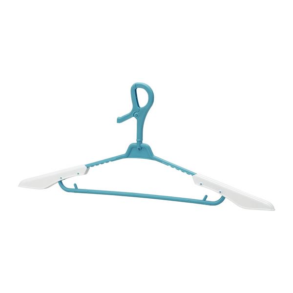 ■商品内容【ご注意事項】この商品は下記内容×40セットでお届けします。肩部がスライドし、厚物衣類を早く乾燥させる機能性ハンガー3本入り。 衣類の型くずれや伸びも防げる。 直径38mmまでの太めの竿も使用可能。 グリップ式フックで、ハンガーが...