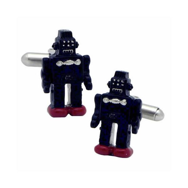 ■商品内容【SWANK ORIGINAL SERIES】ロボットのカフスは、ブリキのロボをモチーフにした男心をくすぐる一品です。ブラック、シルバー、レッドカラーのボディーを是非袖元に！■商品スペック【サイズ（約）】23mm×13mm【素材】...