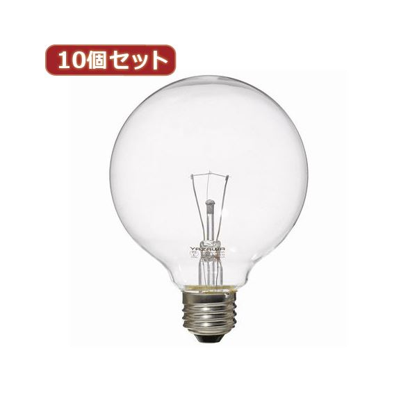 ■商品内容【ご注意事項】・この商品は下記内容×2セットでお届けします。YAZAWA 10個セット ボール電球60W形クリア　GC100V57W95X10■商品スペック●定格寿命(h):2.000 ●全長(mm):127 ●径(mm):95 ...
