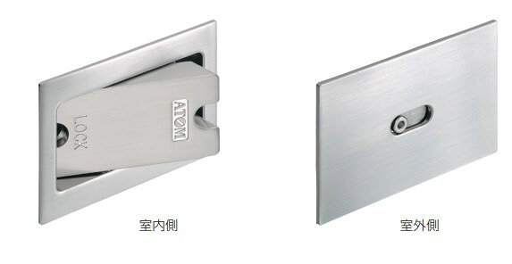 操作しやすく表示部も大きいため、引違い戸の両面仕様に最適です。 子供やペットによる引戸の開放を防止できます ［材質］ 本体： 亜鉛合金 ストライク： ステンレス鋼