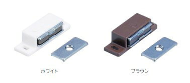 ●樹脂ケースのマグネットキャッチです。 注意 ●取扱い上のご注意 を必ずご確認ください。 付属品 ●受座 質量g : 17