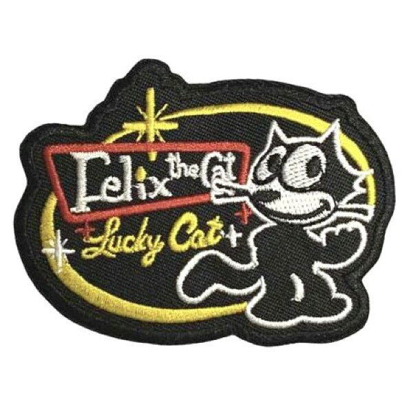 ワッペン [フィリックス ブラック] FELIX アメリカン雑貨 フィリックス ブラックがそのままワッペンになりました！ 柄：フィリックス ブラックサイズ：約 W7.2×H6.0cm※ご注意※・掲載画像は現物と若干お色が異なって見える場合が...