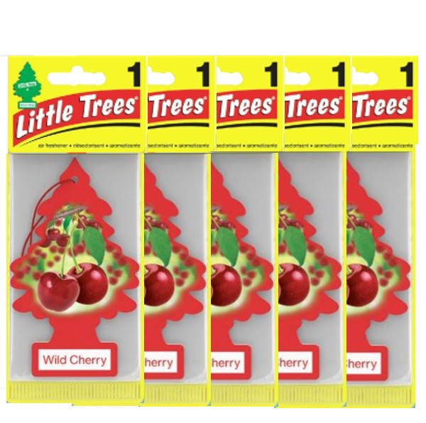 Little Trees リトルツリー ワイルド・チェリー USDM 5枚セット Made in USA 車用 芳香剤 5枚セット 送料無料 車用 芳香剤 アメリカン雑貨 輸入品 人気 Little Trees リトルツリー Little ...