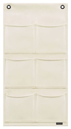 合皮を使用した、高級感のあるウォールポケット。 [サイズ]約幅30x高さ57.5cm(ポケットマチ3cm) [重量]約190g