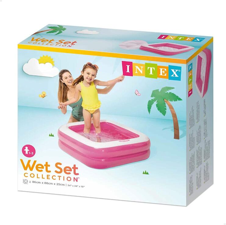 INTEX(インテックス) プール プレイボックスプール 85×85×23cm 57100 【色指定不可】 INTEX(インテックス) プール プレイボックスプール 85×85×23cm 57100 製品サイズ:(約)86×86×25cm製...