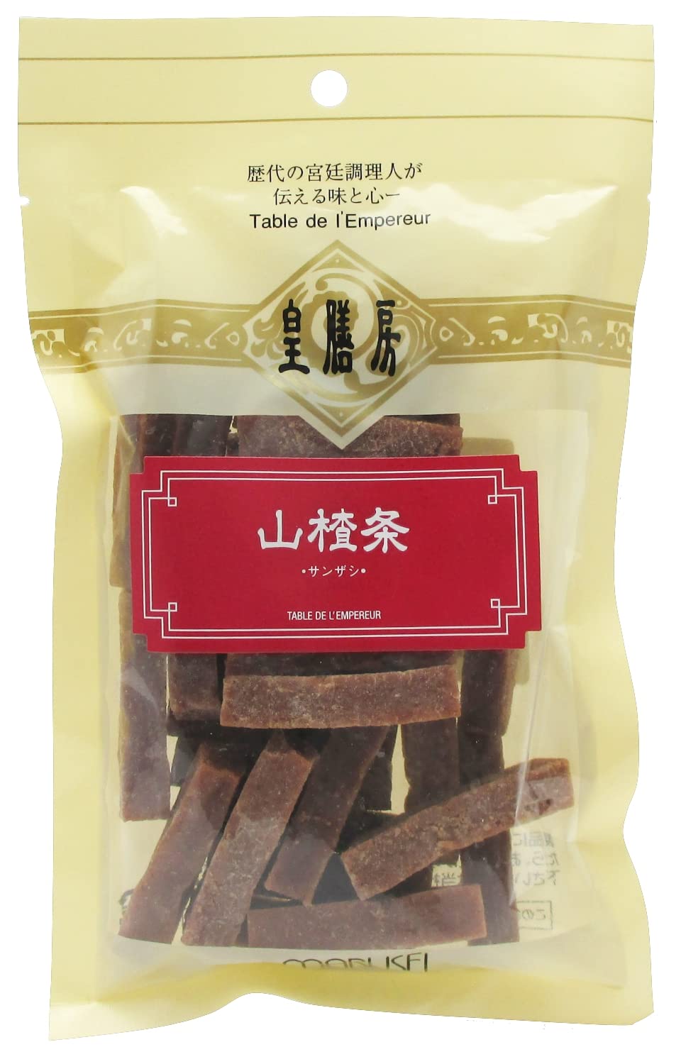 他店舗と在庫併用の為、品切れの場合はご容赦くださいませ。 中国産の植物のサンザシの実を潰したものや絞り汁に、シロップやでんぷんを加え、煮詰めて乾燥したものです。 中華料理では主に酢豚に入れます。 日本では代用としてパイナップルが使われていま...