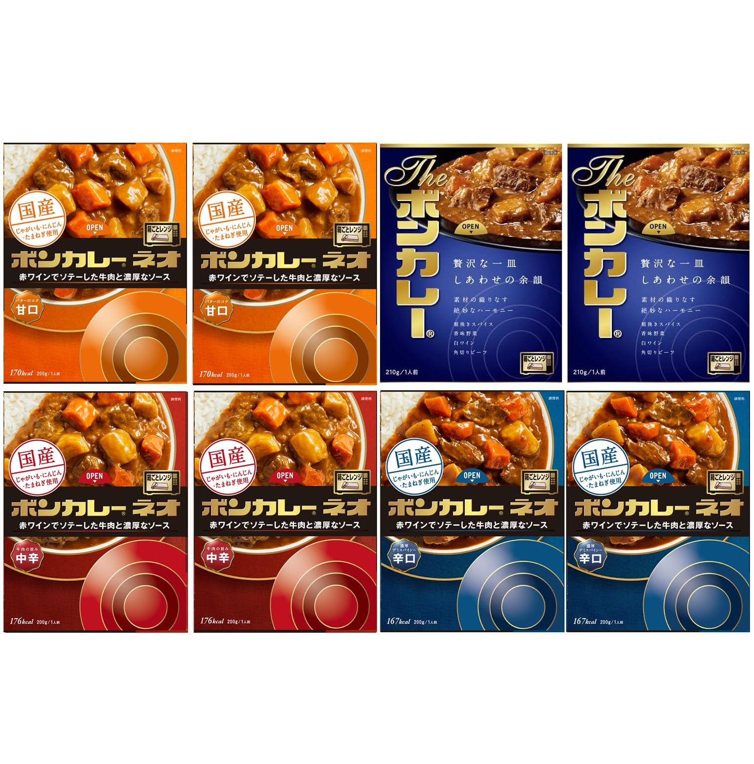 他店舗と在庫併用の為、品切れの場合はご容赦くださいませ。 大塚食品 ボンカレー 贅沢食べ比べセットは、「ボンカレーネオ コクと旨みの中辛」「ボンカレーネオ コク深ソース甘口」「ボンカレーネオ 濃厚スパイシー辛口」に加え、厳選素材とこだわりの...