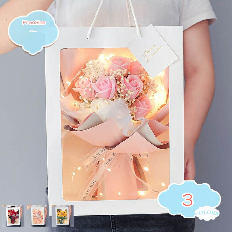 メイン素材：石花特別なギフト：ソープフラワーは、せっけん素材でできた枯れないお花ですが、本物と見間違えるほどリアルです。配合されているアロマオイルは、植物から抽出した天然の香り成分を使用。安心安全な素材で花びら一枚一枚丁寧に手作りしています...