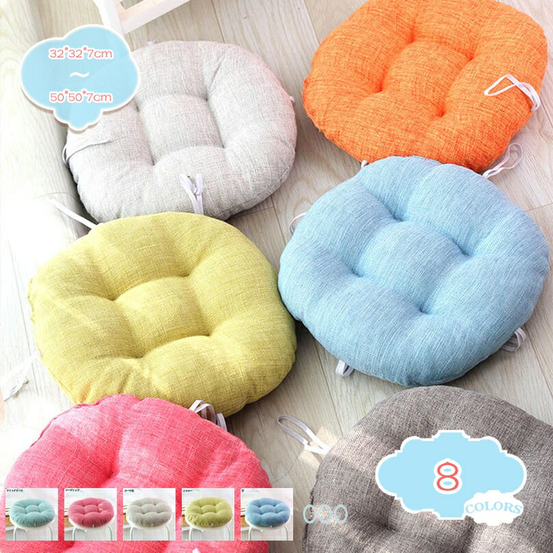 メイン素材：ポリエステル【サイズ】32*32*7cm=直径32cm厚7cm；40*40*7cm=直径40cm厚7cm； 45*45*7cm=直径45cm厚7cm； 50*50*7cm=直径50cm厚7cm；座布団だけの販売で。【柔らかく肌触...