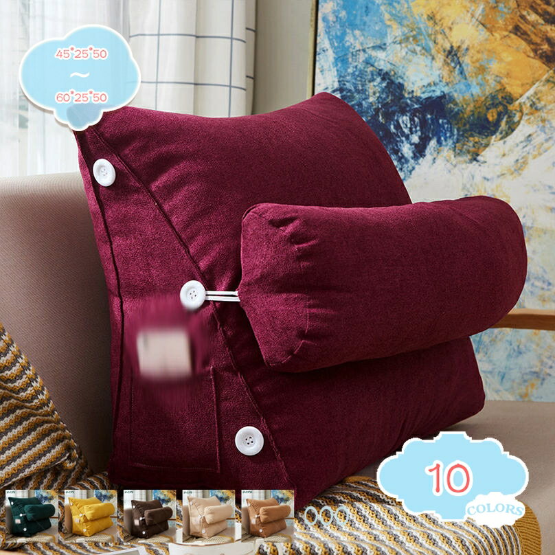 メイン素材：PP製品仕様：●カバー素材：マイクロファイバー●中身素材：PPコットン●サイズ(cm)：45*25*50 60*25*50 体の負担を軽減：サイドポケット、サポート感、いい支え、いい気持ち、体にフィットするデザイン。大きいけど軽...