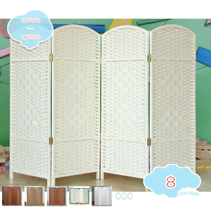 メイン素材：木「商品サイズ（cm）」：150*40*4=高さ約150×幅約40　　　　 170*40*4=高さ約170×幅約40　　　　 180*50*4=高さ約180×幅約50　　　　パネル数：4連「天然素材を使用」天然木フレームと紙織り...