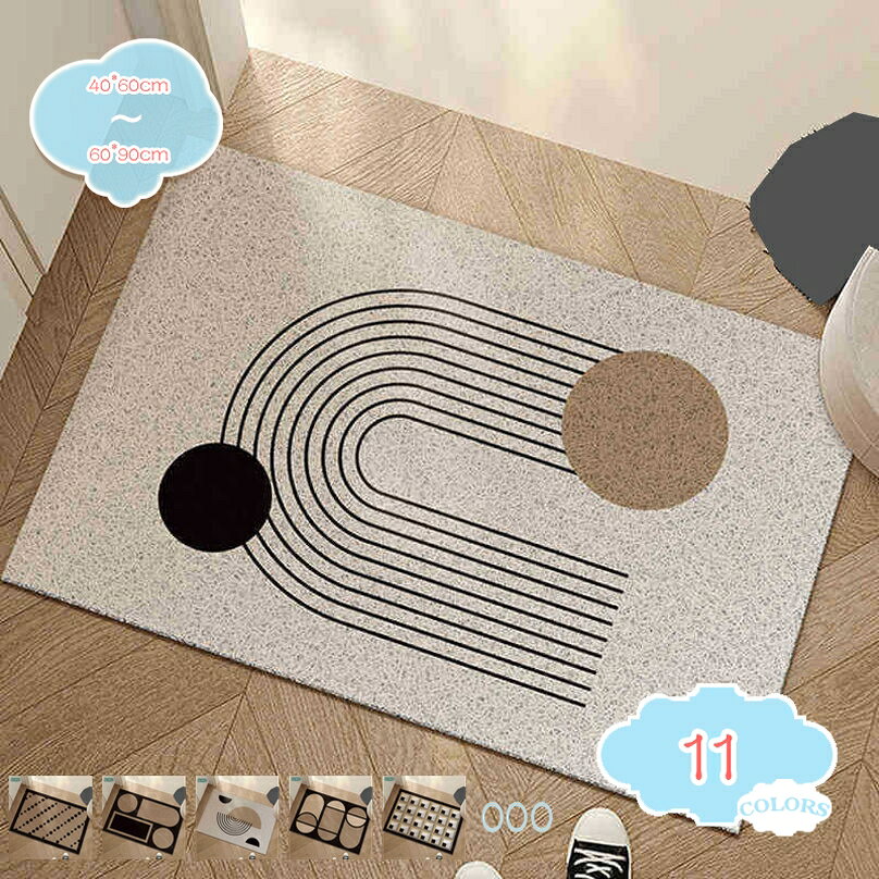 メイン素材：PVC◆【表地】PVC 弾力があるラバー素材で耐久性と耐摩耗性にすぐれています。【ハサミで簡単にカット可能】好きなサイズに切断できるので、設置場所の角にぴったりフィットさせることができます。【扉に引っ掛からない】薄すぎず厚すぎず...