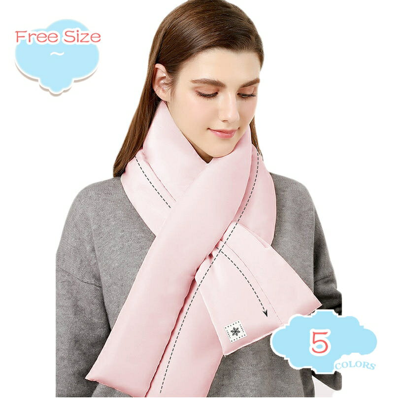 表地：ポリエステルメイン素材：コットン、ダウン●◆→1←◇□：【ダウンマフラー】これは実用性の高い、シンプルに設計されたマフラーです。防風と保温の両方とも備え、お首を寒気の侵害から守っていただきます。冬 保温マフラー ダウンスカーフ 男女通...