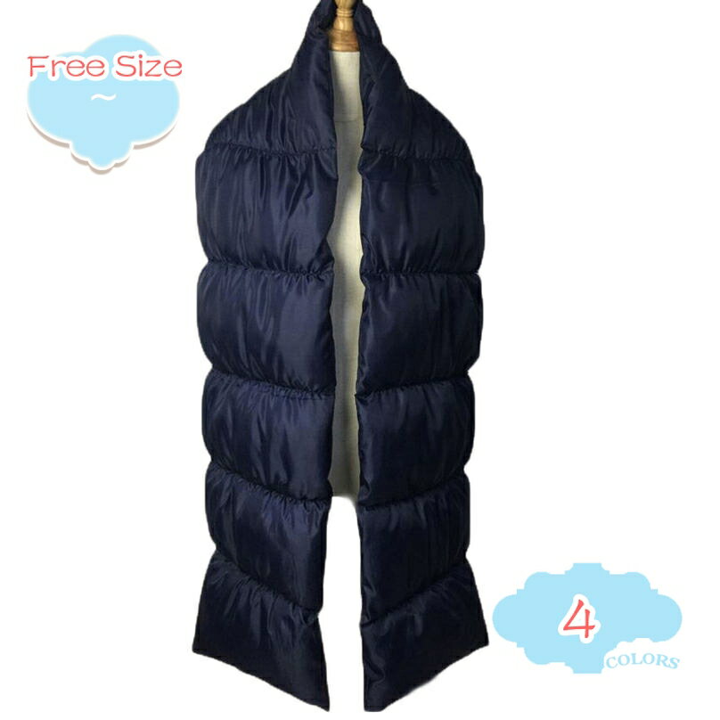 表地：ポリエステルメイン素材：コットン、ダウン●◆→1←◇□：【ダウンマフラー】これは実用性の高い、シンプルに設計されたマフラーです。防風と保温の両方とも備え、お首を寒気の侵害から守っていただきます。冬 保温マフラー ダウンスカーフ 男女通...