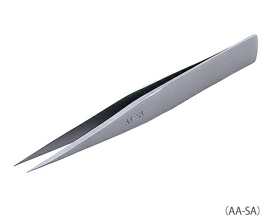 スイス製高級ピンセット。仕　様No.AA全長（*mm*）125材　質SA（耐酸鋼）製【ご注意】製品画像が複数点掲載されている画像もございますが、ご注文製品は製品名通りの1製品となります。※※※※※ご注意ください※※※※※※ご紹介商品によって...