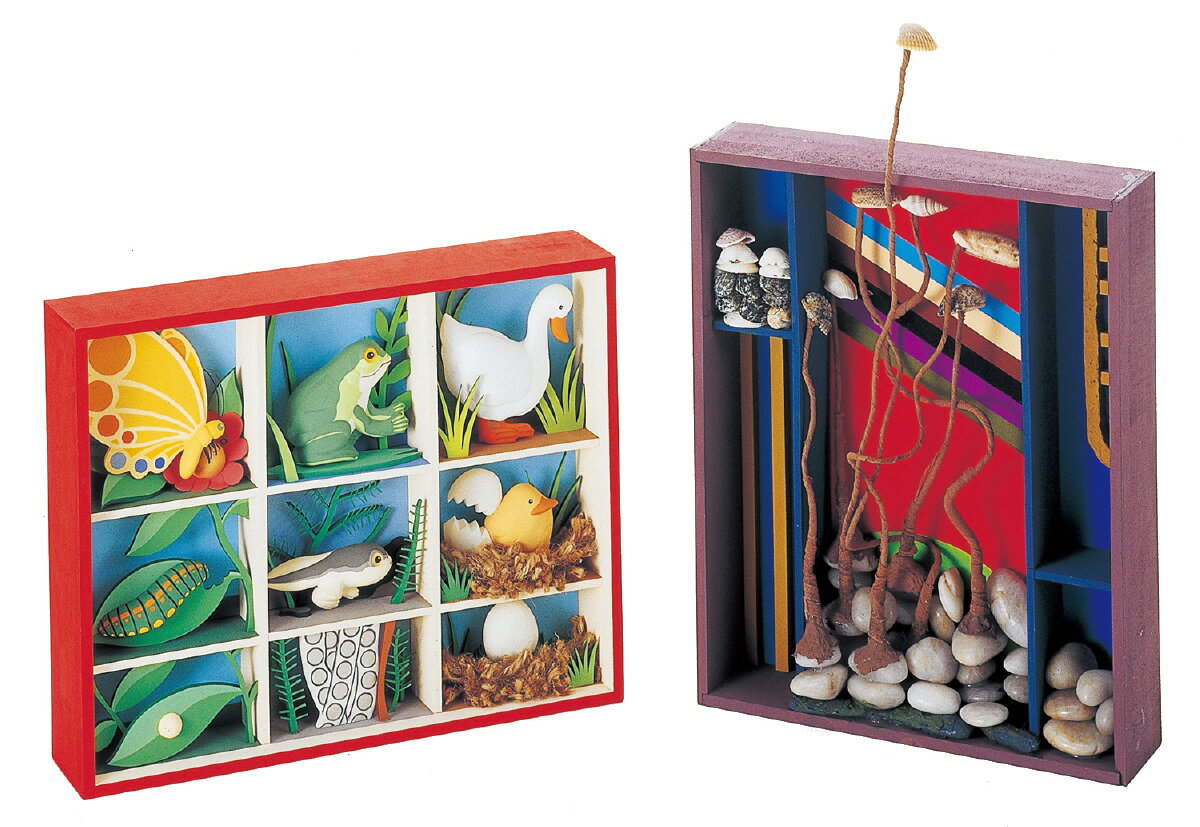 ふたが必要な時は透明板を釘で打ちつけてください。未組立商品サイズ（単位mm)：290×230×57mm